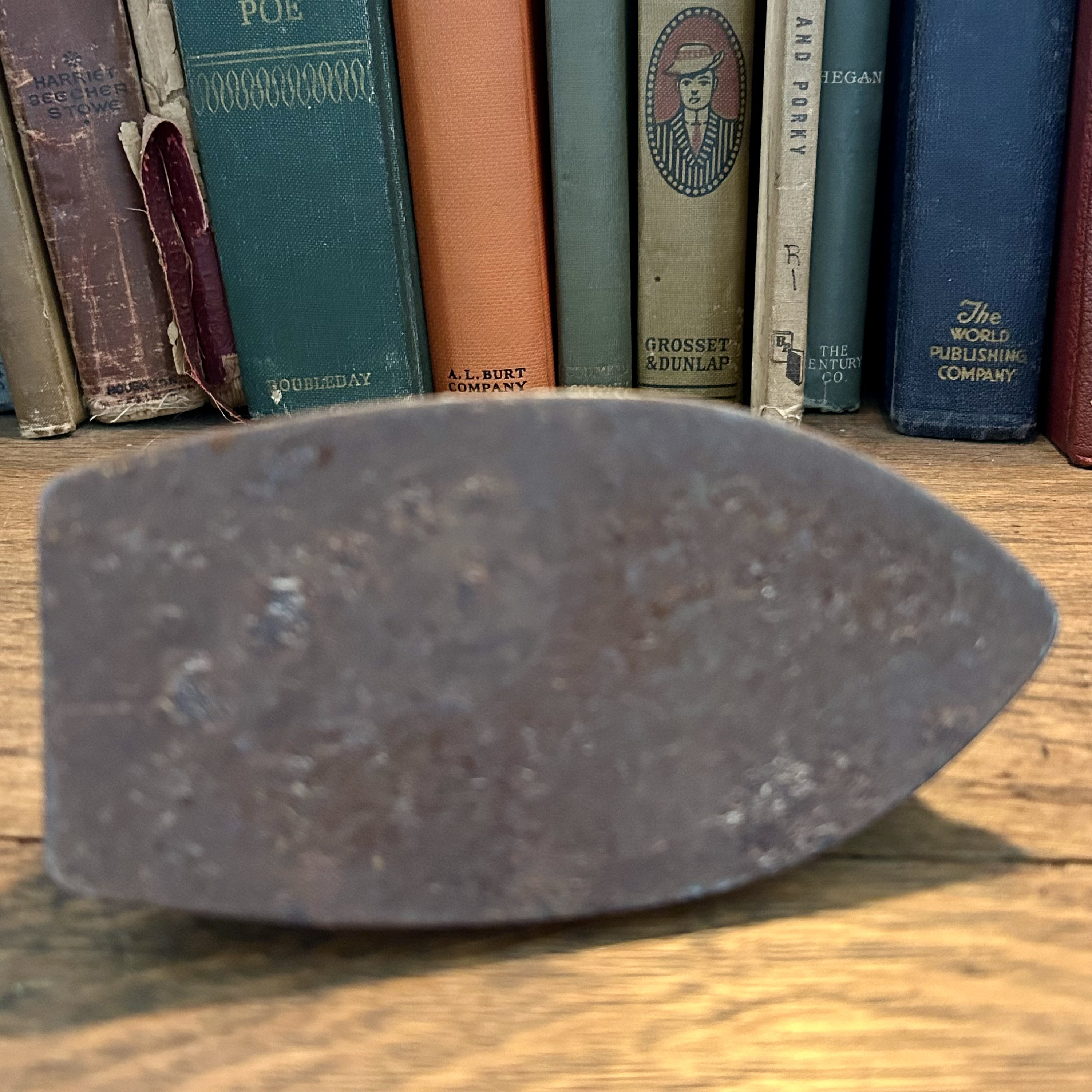 Vintage SUNNIE MISS Tin Metal Toy Iron Yellow W/ Blue Handle Pretend Play Girl Boy Granny Chic ...