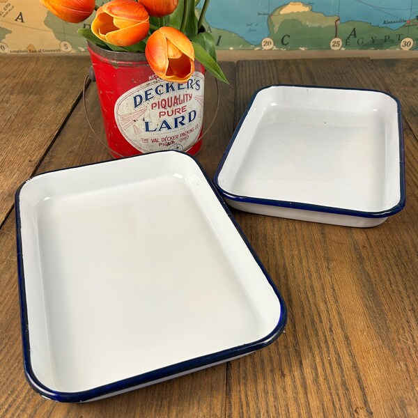 Enamel Trays - Etsy