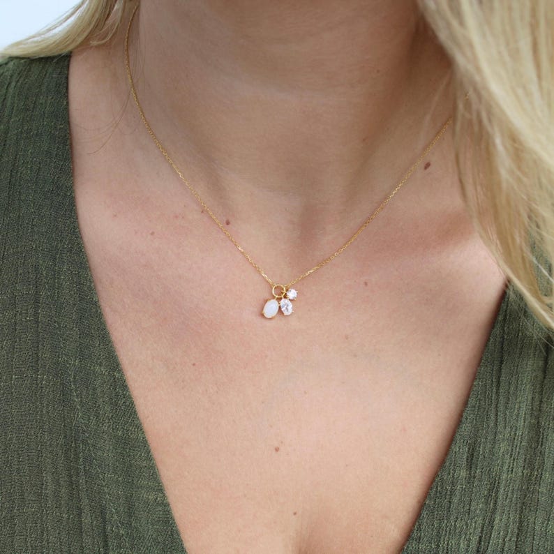 Strength of a Fighter Necklace Gift, Warrior Moonstone Jewelry ...