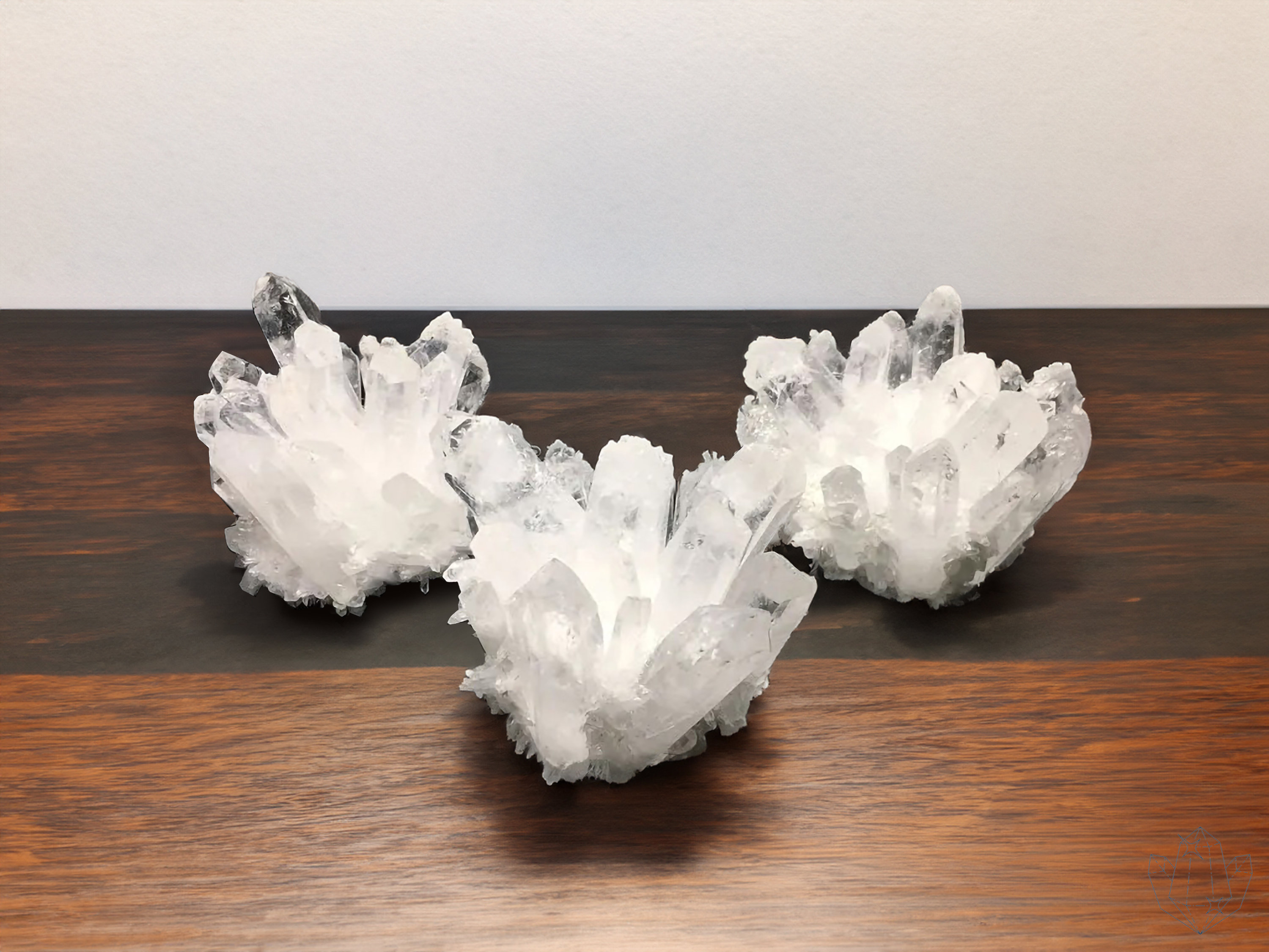 White Crystal Cluster Raw Crystal Stone Natural Clear Quartz Crystal ...