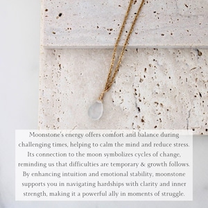 Warrior Necklace, Moonstone Necklace Strength Gift, New Beginnings ...