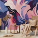 Geometric, Floral Abstract Wallpaper | Floral Wall Decor | Home ...