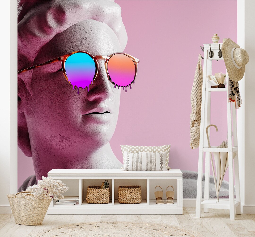 Apollo Pink Wallpaper | Floral Wall Decor | Home Renovation | Wall Art ...