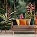 Tropical Forest Wall Mural Wall Decor Home Renovation Wall Art Peel and ...