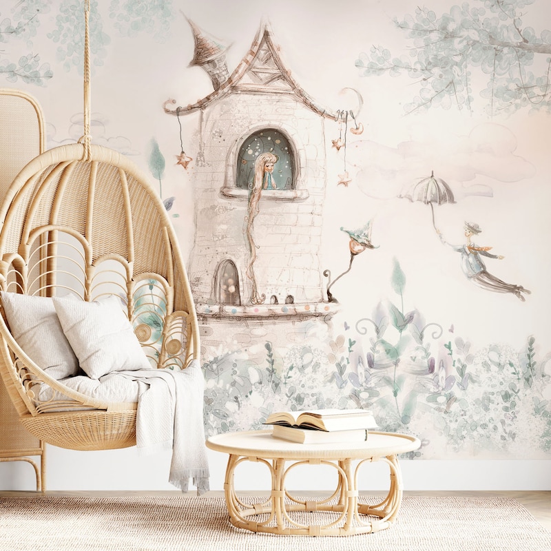 Fairy Wallpaper Mural - Etsy