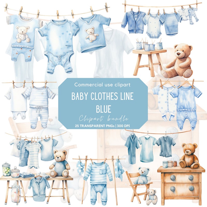 Baby Boy Clip Art - Etsy