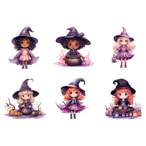 Cute Pastel Witch Clipart Pastel Halloween Pink Halloween Png Cute ...