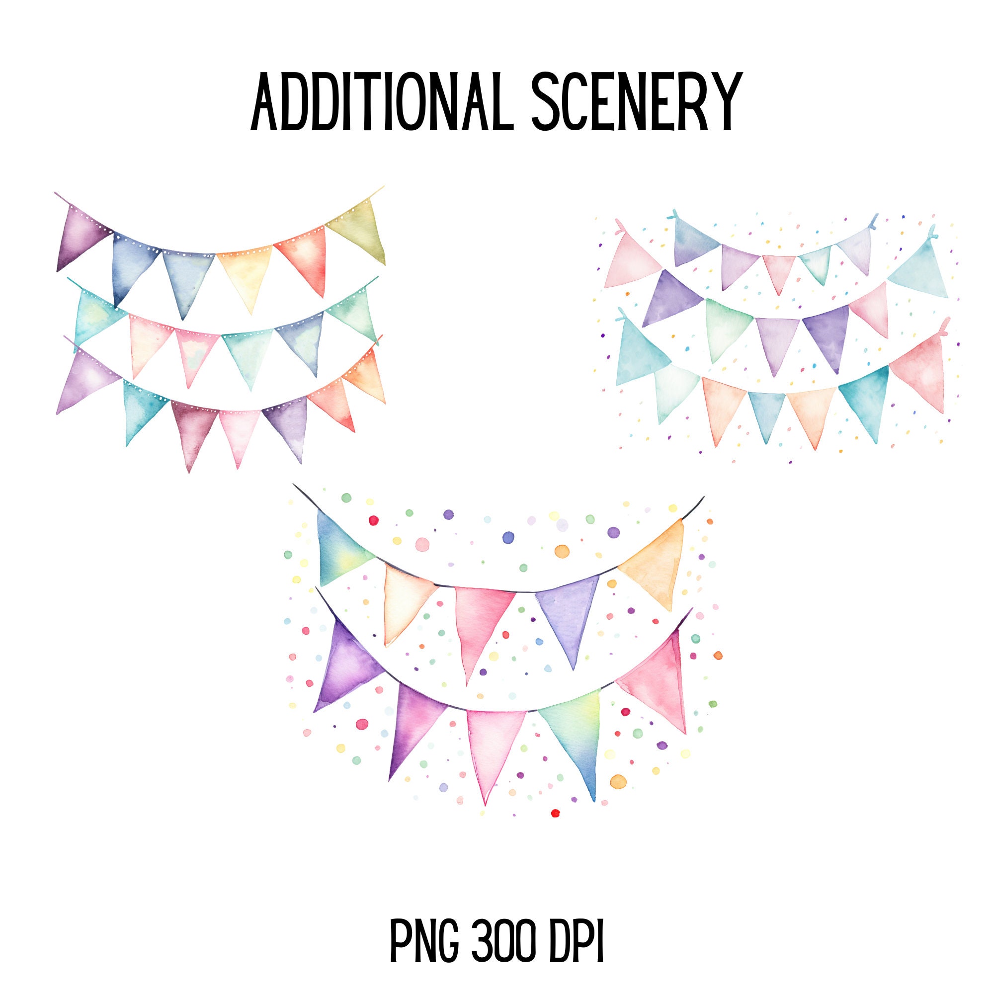 Watercolor Unicorn Clipart Rainbow Clipart Unicorn Party Birthday ...