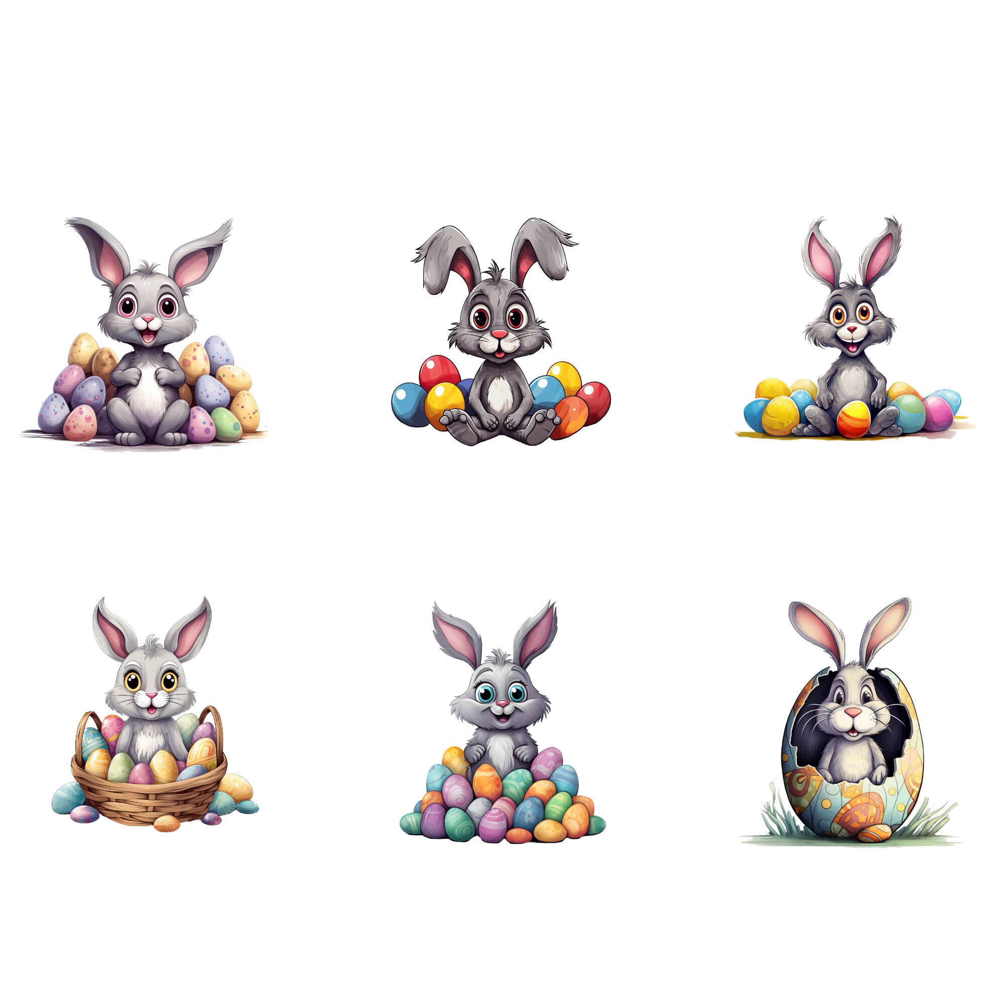 Quirky Easter Bunny Clipart Funny Bunny Cute Bunny Funny Animal Quirky ...