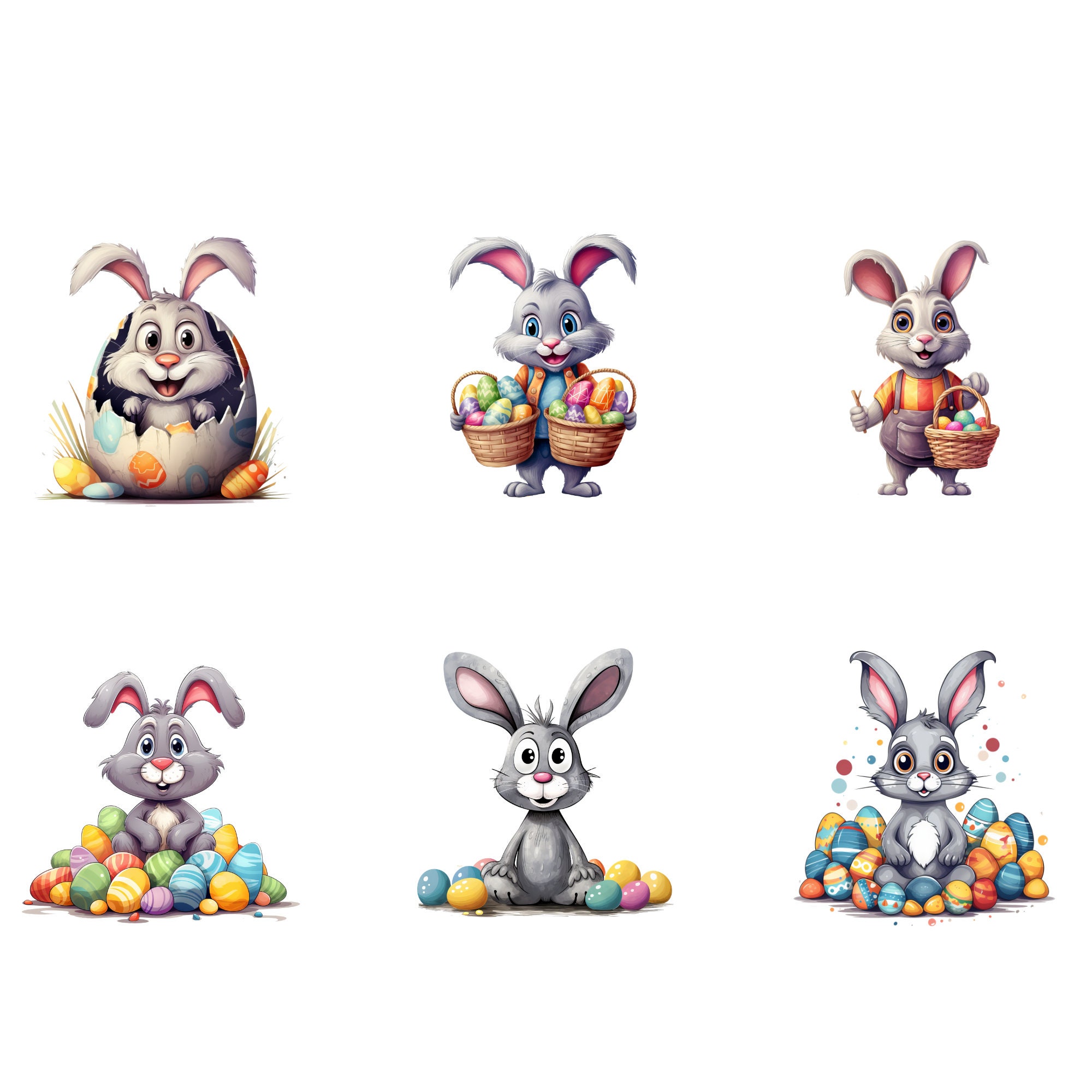 Quirky Easter Bunny Clipart Funny Bunny Cute Bunny Funny Animal Quirky ...