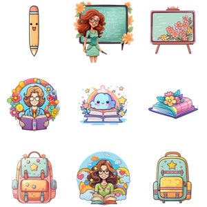 Groovy Teacher Clipart Retro Teacher Png Teacher Sublimation Retro ...