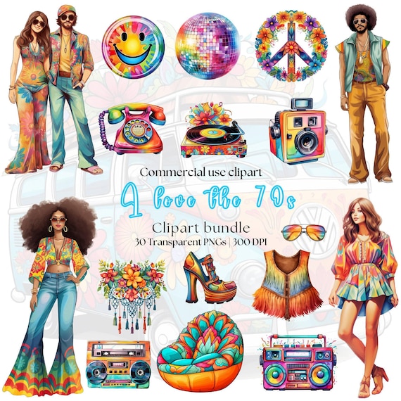 70s Cliparts