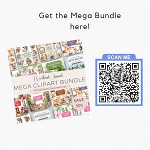 Watercolor Woodland Animals Go Camping Clipart | Summer Camp | Cute ...