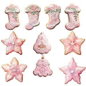 Pastel Gingerbread Bundle Clipart | Gingerbread House | Christmas ...