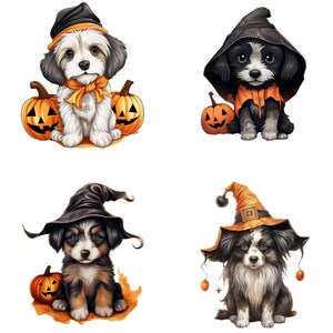 Halloween Dogs Clipart | Halloween Dogs Png | Cute Dog Clipart ...