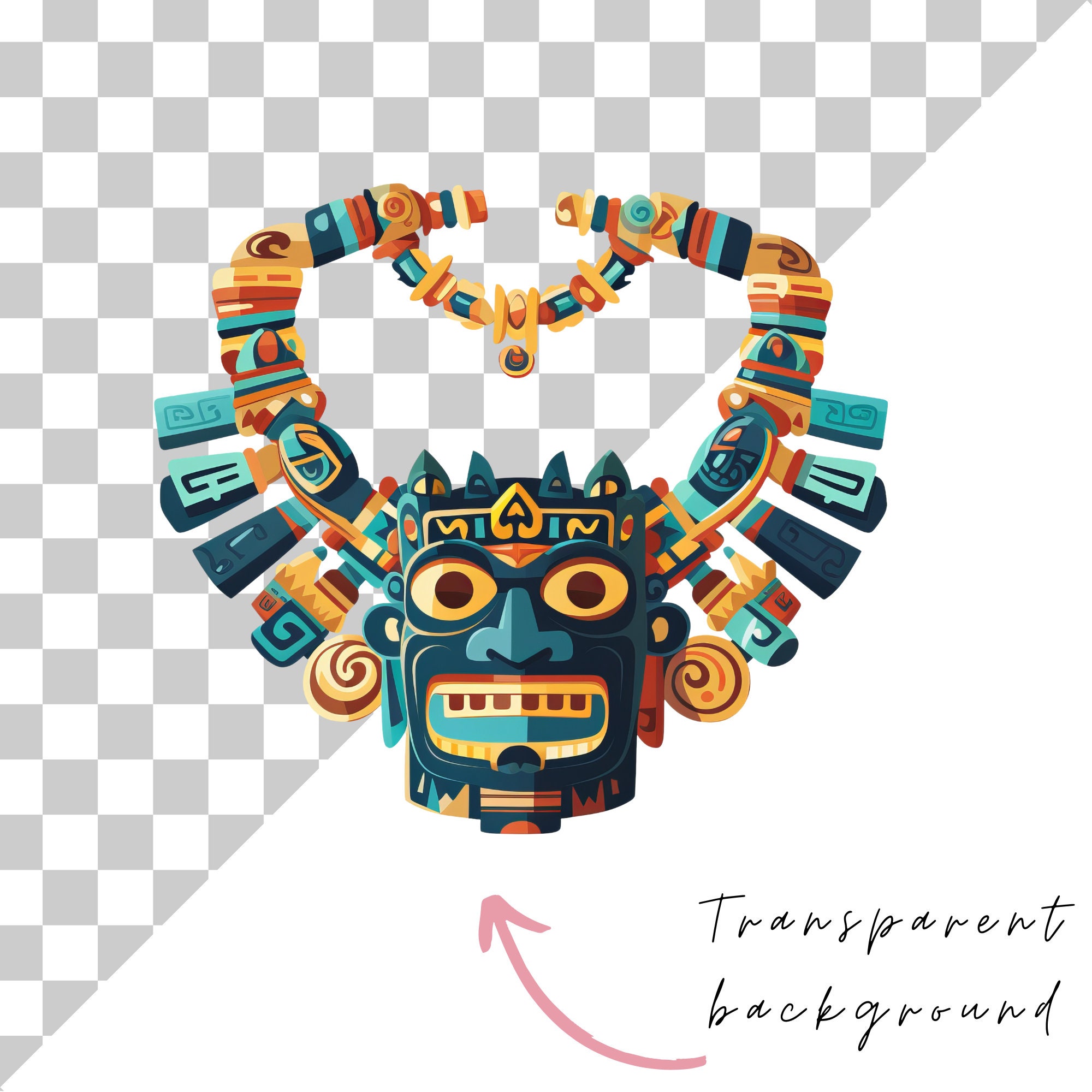 Ancient Maya Clipart Mayan Pyramid Mayan Calendar Aztec Art Mexican ...