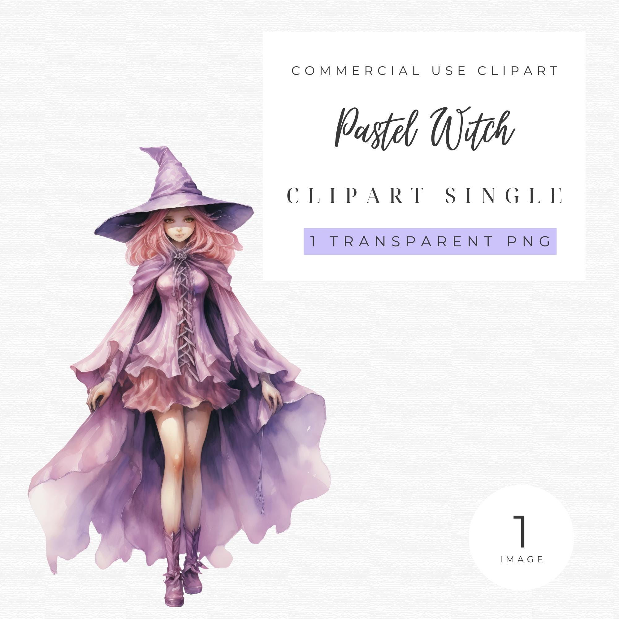 Watercolor Pastel Witch Clipart Witchcraft Png Witch Fantasy Art Pastel ...