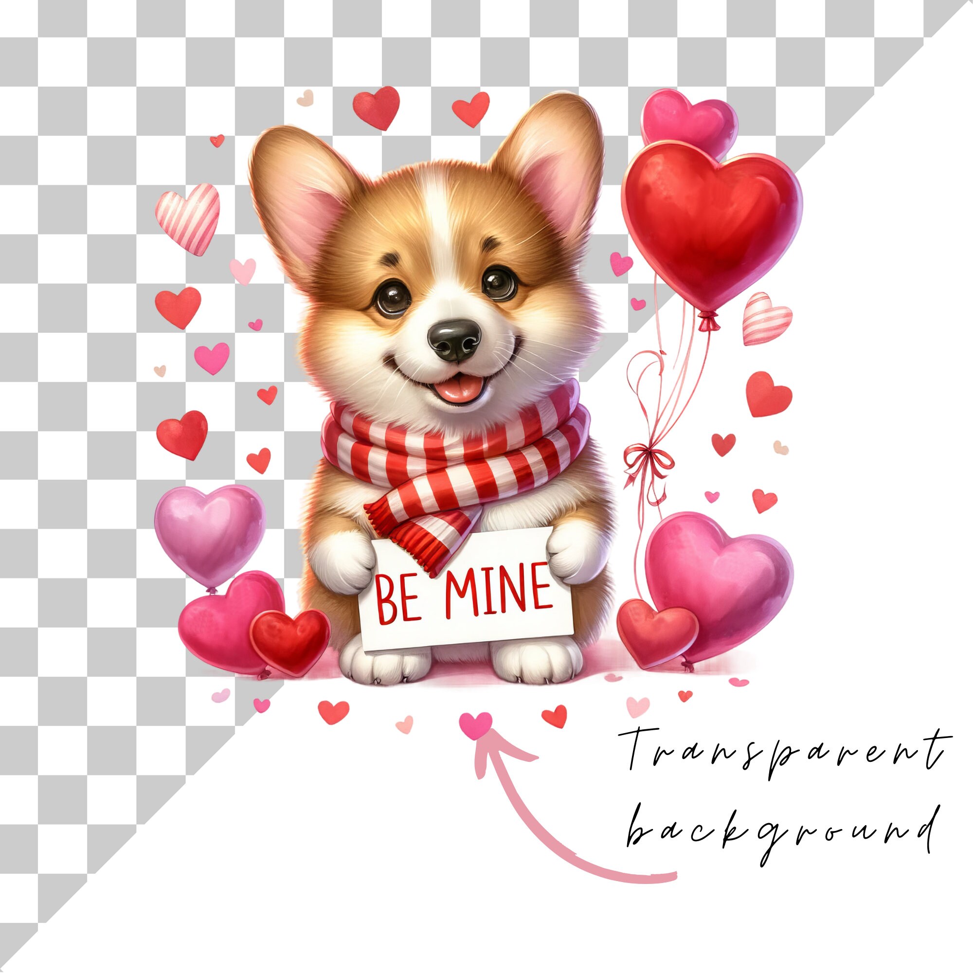 Valentines Puppies Clipart Cute Dog Cute Puppy Romantic Love Day Cute ...
