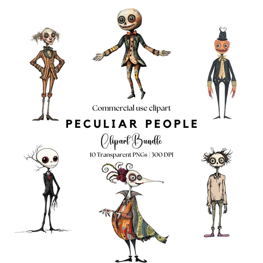 Peculiar People Clipart | Peculiar People Png | Quirky People Png ...