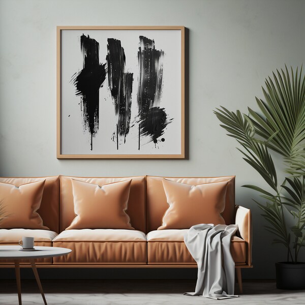 Bold Abstract Art - Etsy