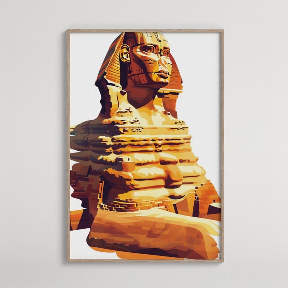 Egyptian Sphinx Drawing