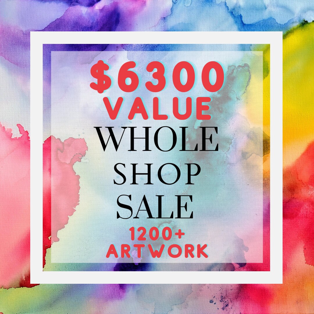 Lifetime Access WHOLE SHOP Digital Art | Digital Art Bundle | Elegant ...