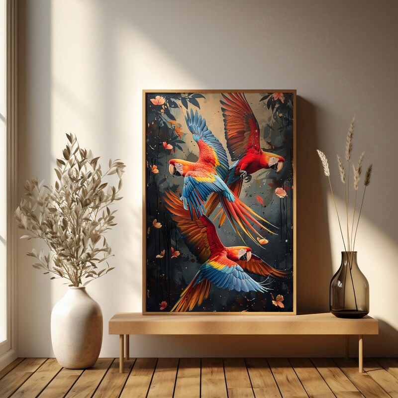 Macaw Poster - Etsy