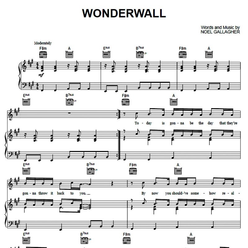 Wonderwall - Etsy