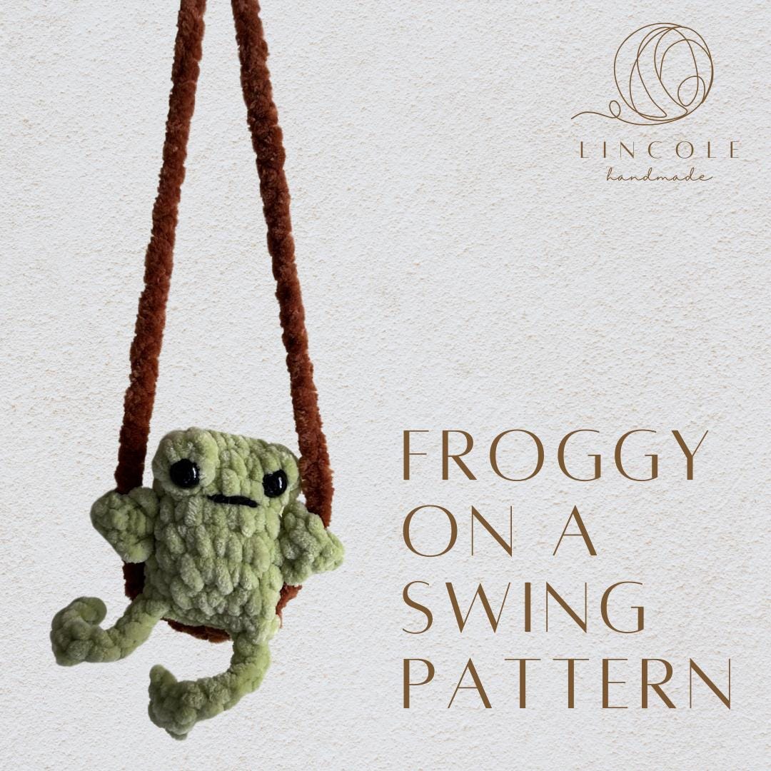 Froggy on a Swing Crochet Pattern - Etsy