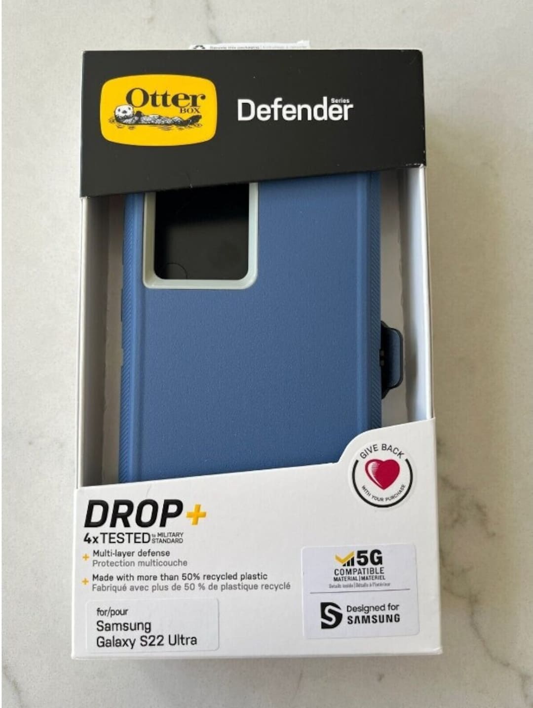 Otterbox Samsung Galaxy S22 Ultra 5G Defender Series Case Blue - Etsy