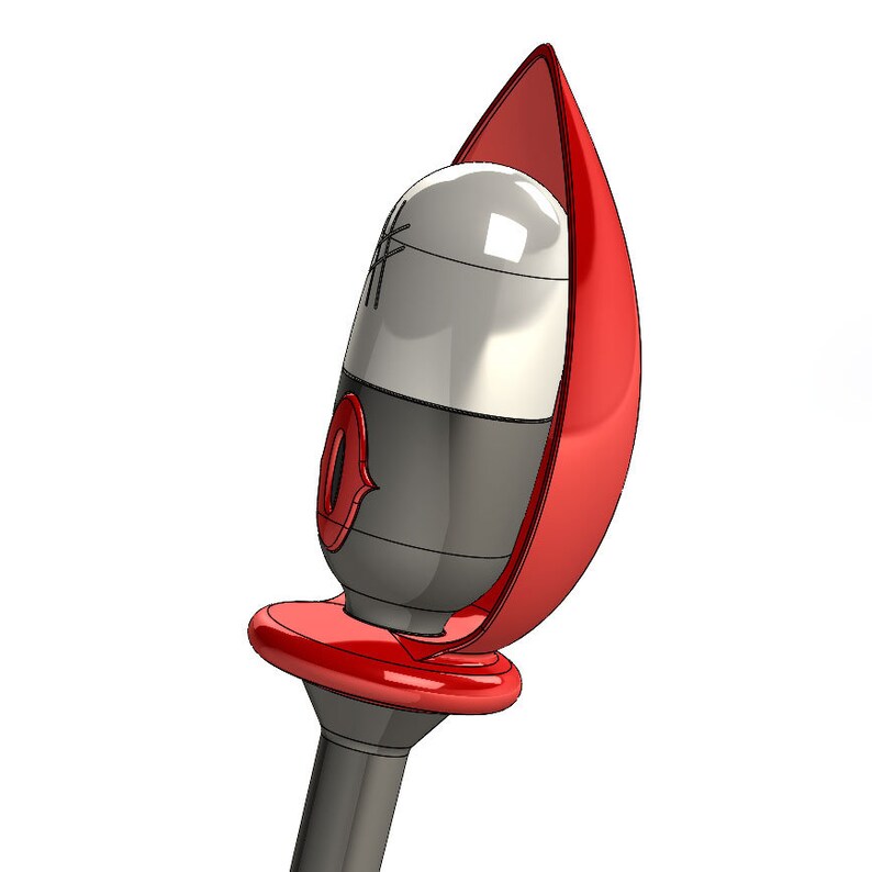 Alastor Staff Hazbin Hotel Cosplay the Radio Demon 3D Printed - Etsy