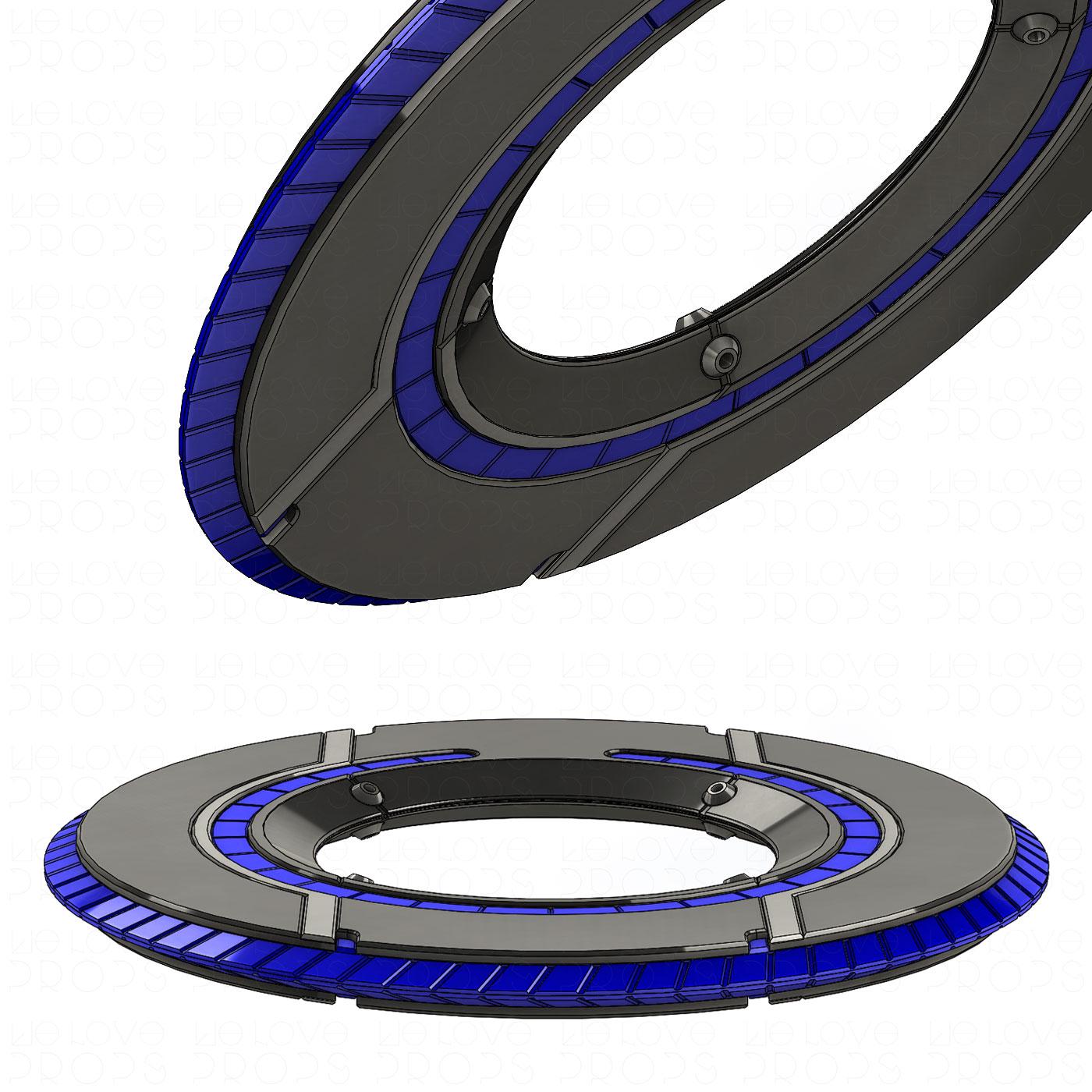 3D Printed Tron Identity Disc With Magnetic Mount & Desk Stand (tron ...