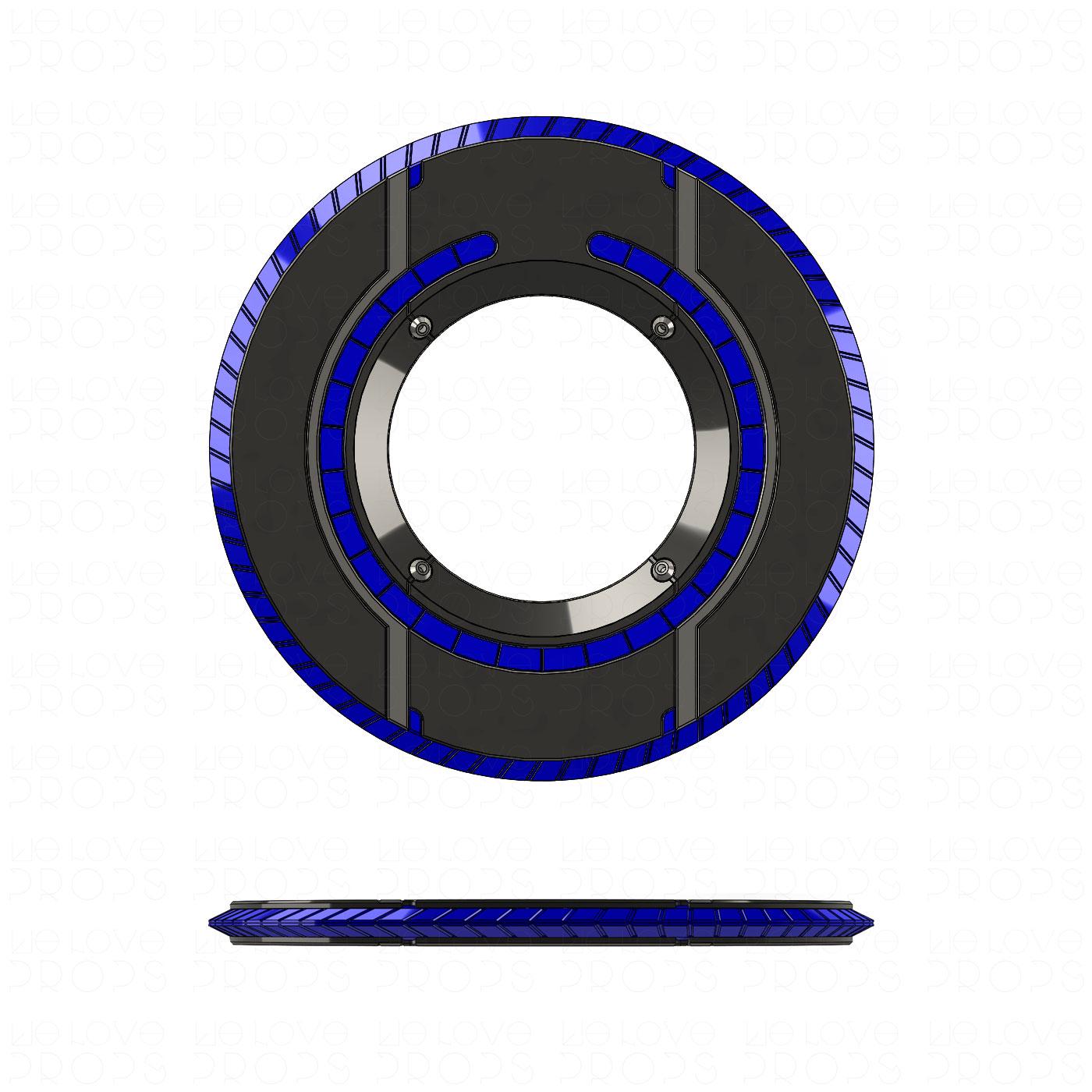 3D Printed Tron Identity Disc With Magnetic Mount & Desk Stand (tron ...