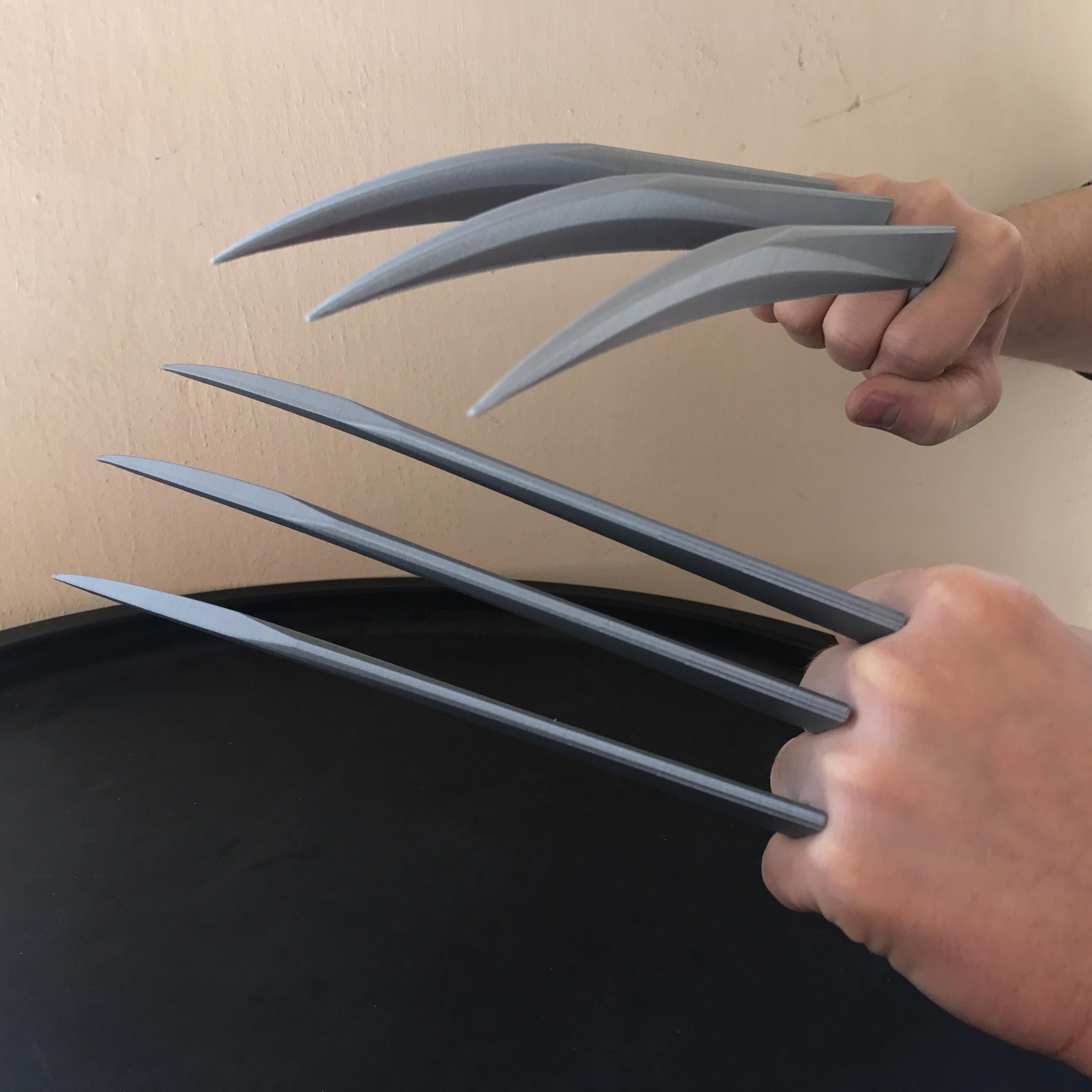 Wolverine Claws | X-men Logan Claws | Plastic Wearable Movie Props ...