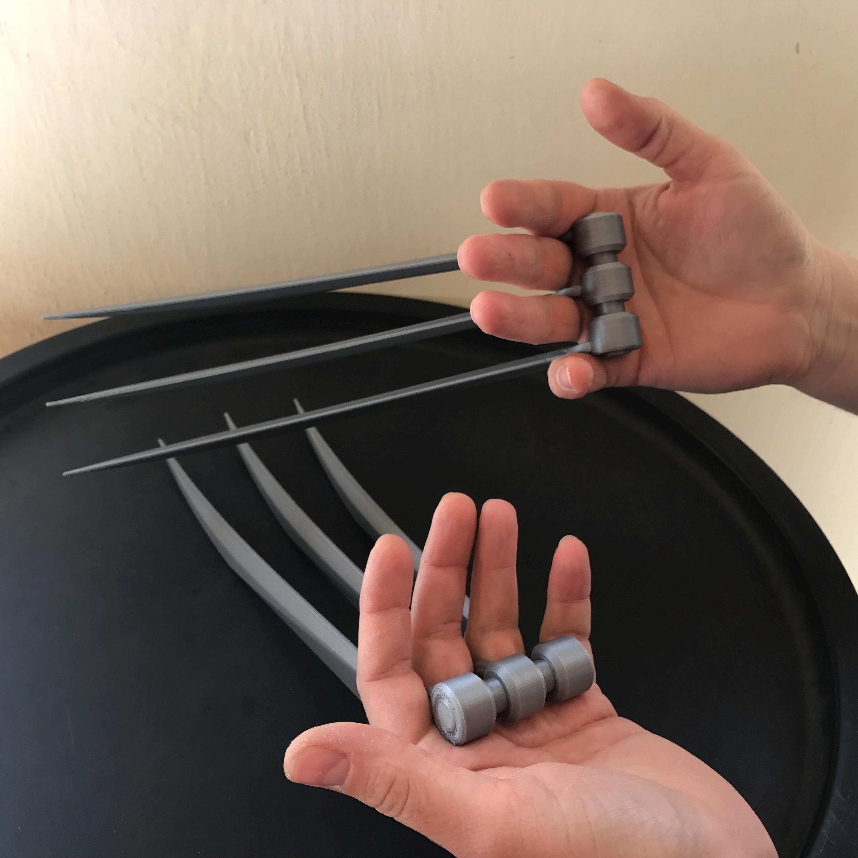 Wolverine Claws | X-men Logan Claws | Plastic Wearable Movie Props ...