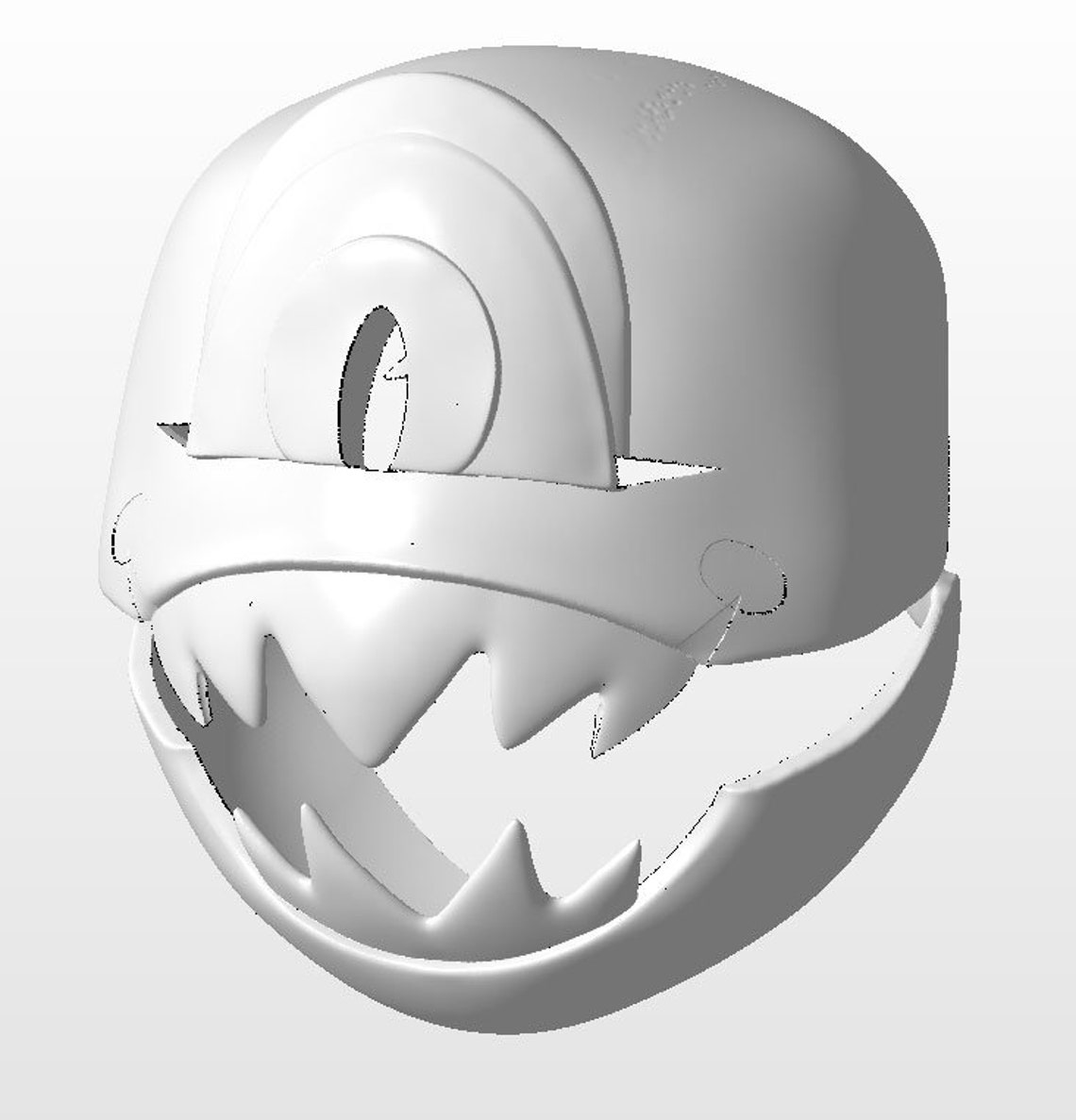 Niffty Mask: Hazbin Hotel Cosplay, RAW 3D Printed Movable Jaw - Etsy