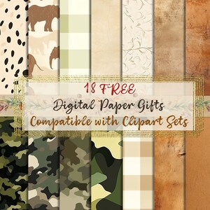Watercolor Safari Animals Clipart Bundle, Baby Animals Clipart, Safari ...