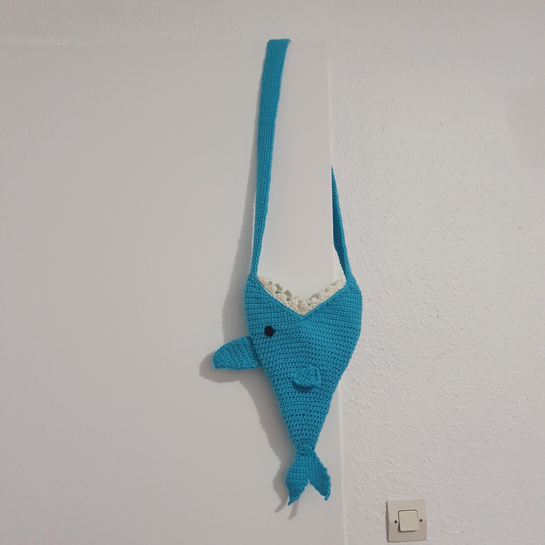 Original Shark Handbag/shark Crochet Tote Bag - Etsy