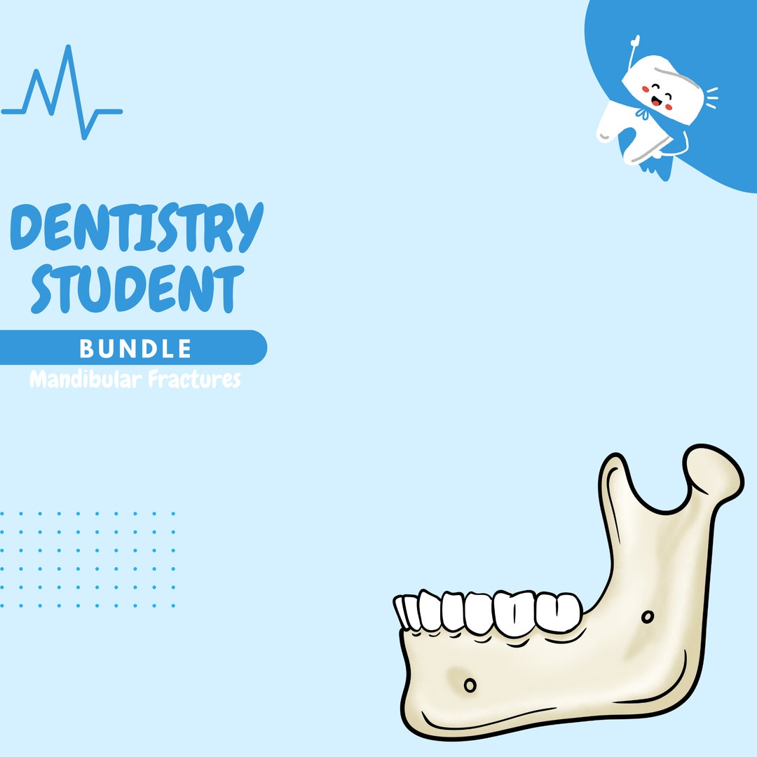 Mandibular Fractures Study Guide Dental Student Study Notes - Etsy