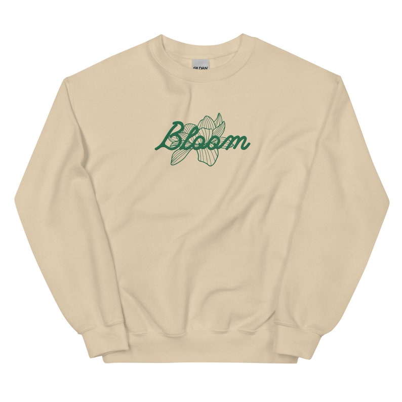 Bloom Sweatshirt / Spring Flowers / Gardening Crewneck / Garden Lover ...