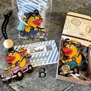 Cowboy Duck Laser File | Versatile Design for Keychains, Magnets, Car ...