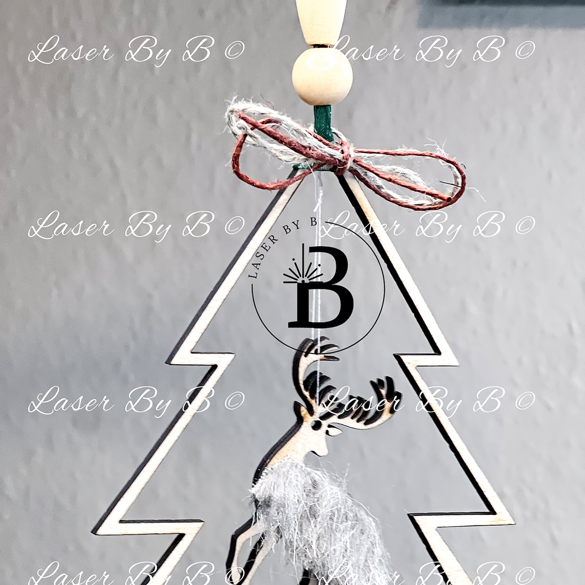 Elegant Reindeer Decoration SVG | Shelf Sitter Laser File | Fairy Light Encasing Design - Etsy