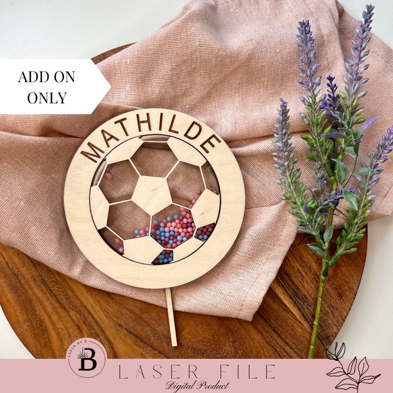 Football Cake Topper SVG Bundle – Laser Cut Party Decor (digital ...