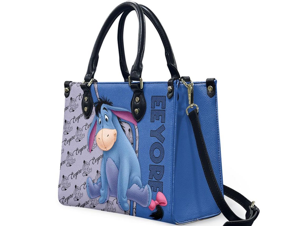 Winnie the Pooh Eeyore Disney Leather Women Handbag, Eeyore Leather Bag ...