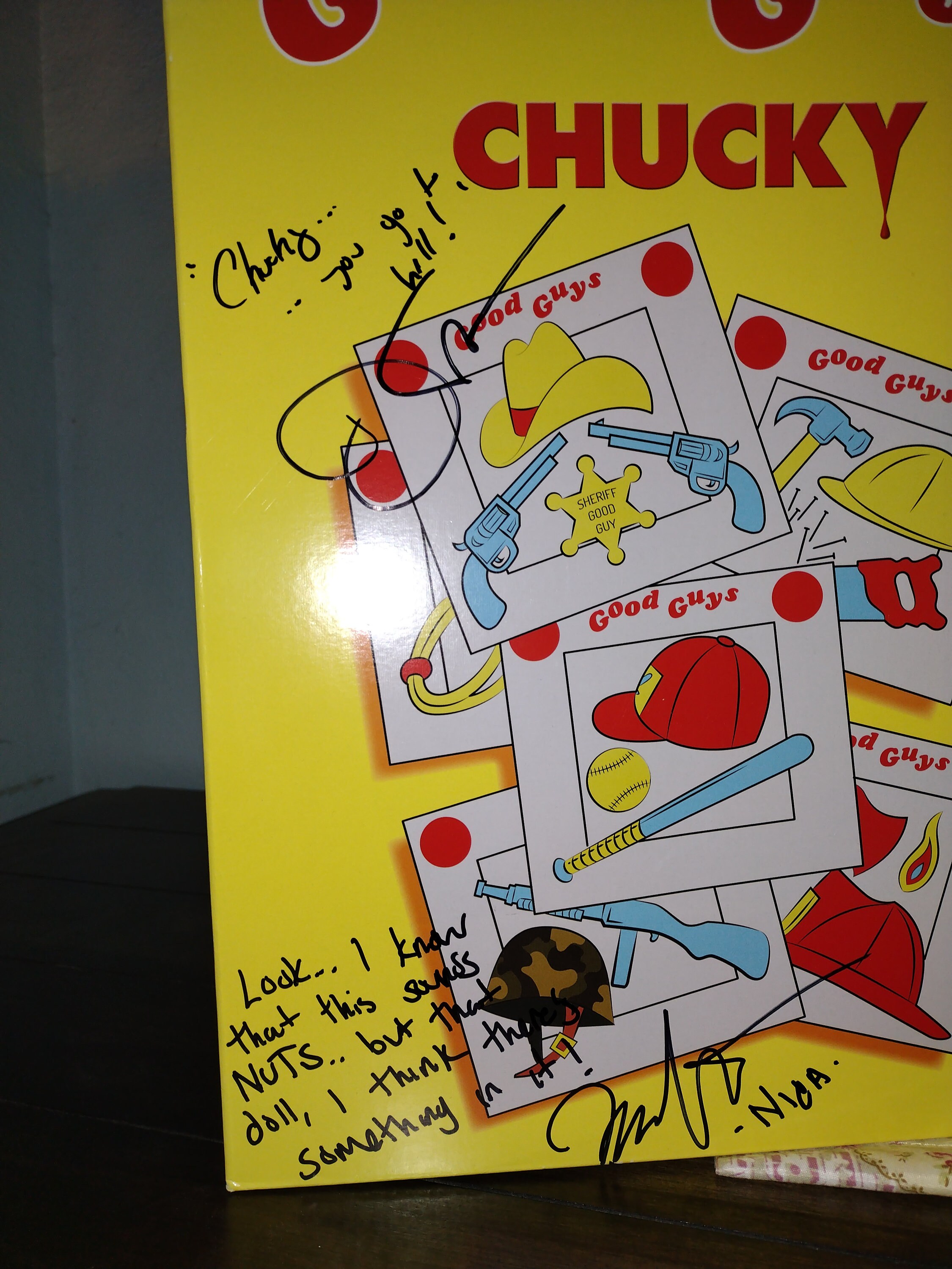 Autographed Chucky Doll Spirit Halloween - Etsy