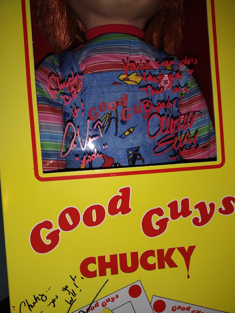 Autographed Chucky Doll Spirit Halloween - Etsy