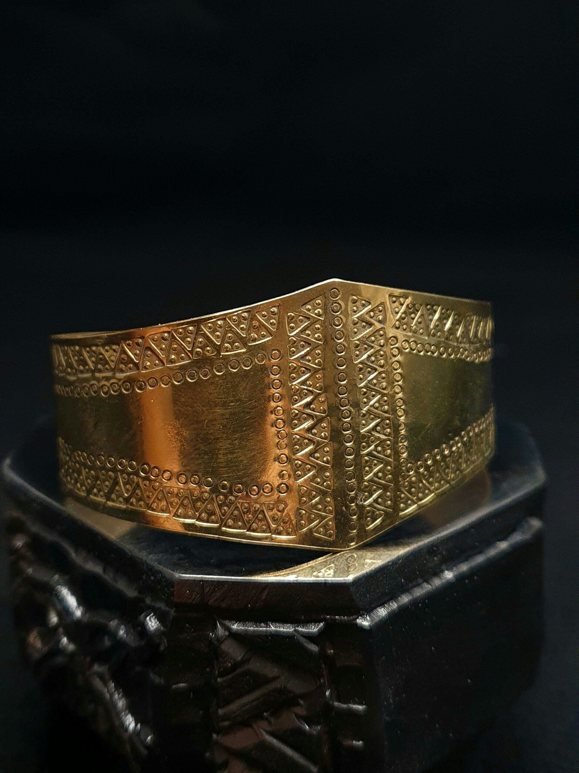 Viking Bangle Denmark 9th Century Early Middle Ages Jewelry Brass ...