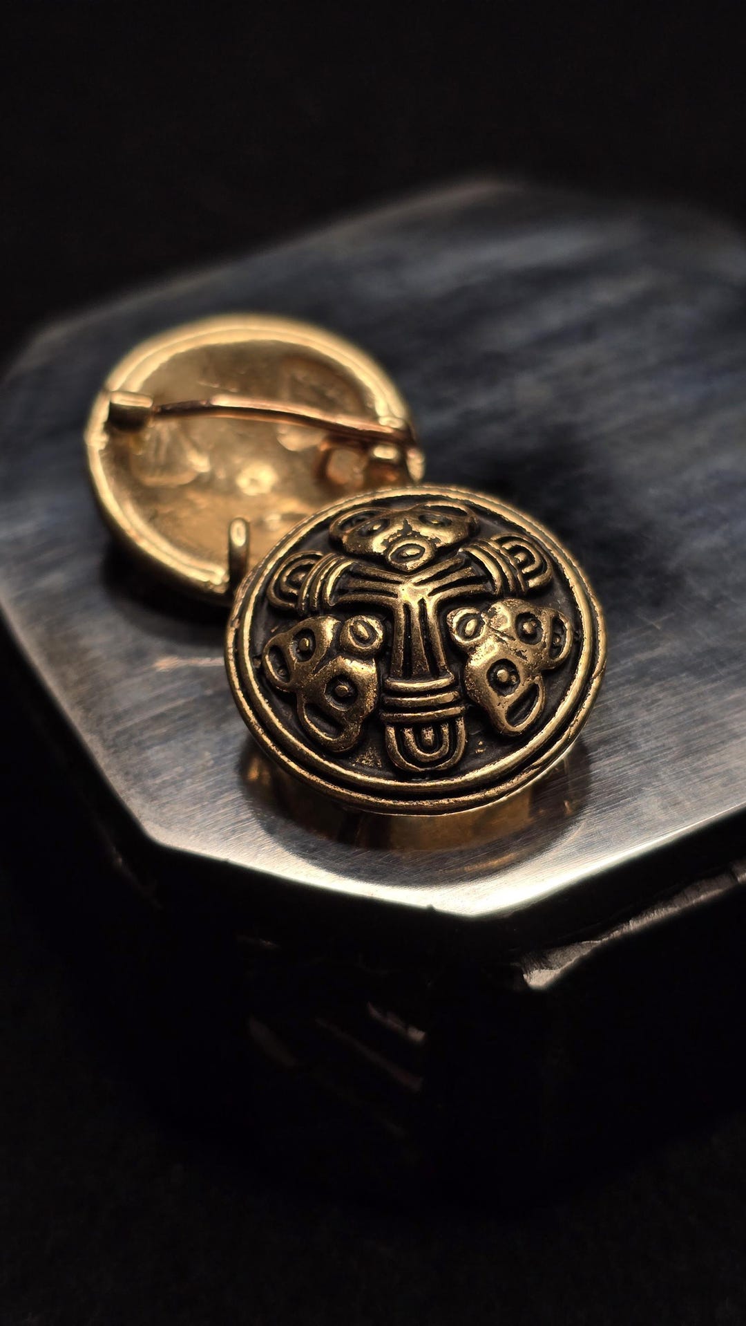 Viking Bear Head Brooch Gotland Birka Baltic Sea Vikings Middle Ages ...