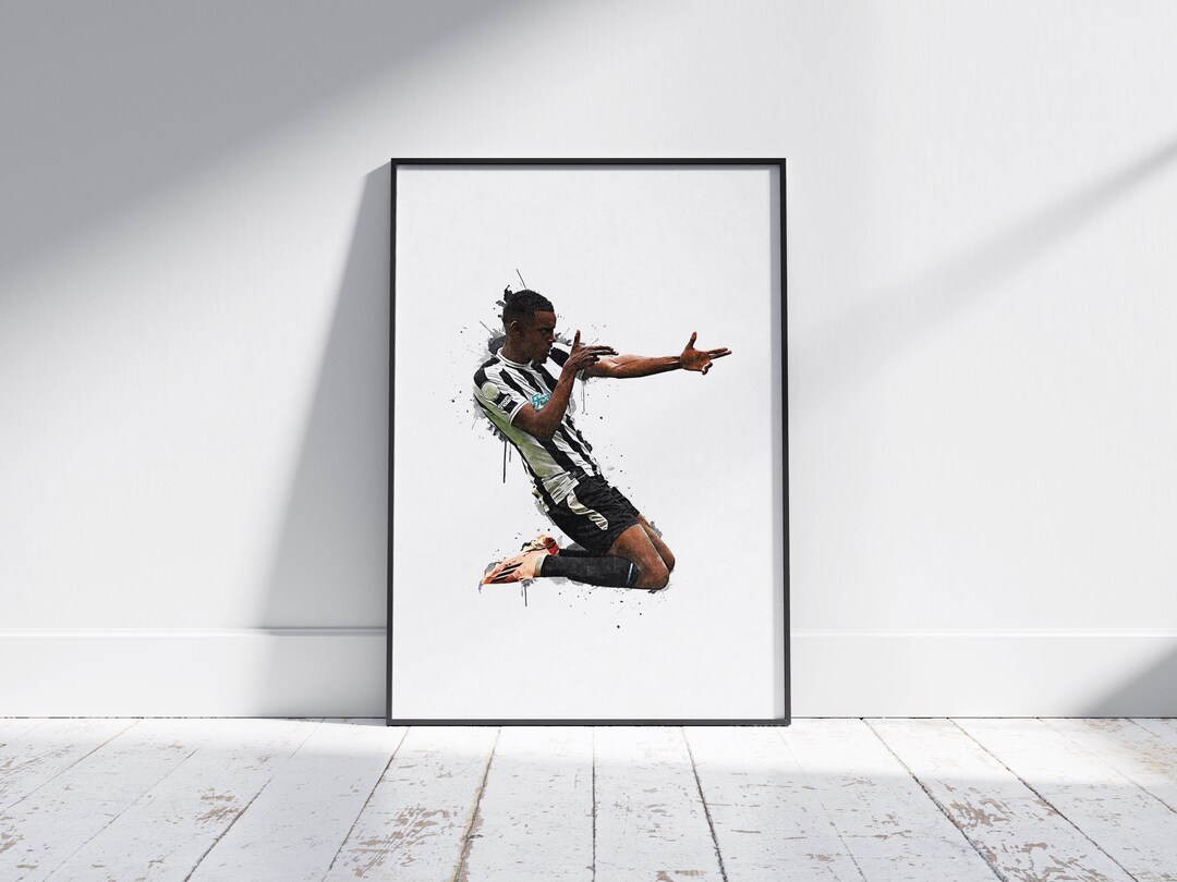 Alexander Isak Print | Football Art | Various Poster Sizes - Etsy UK