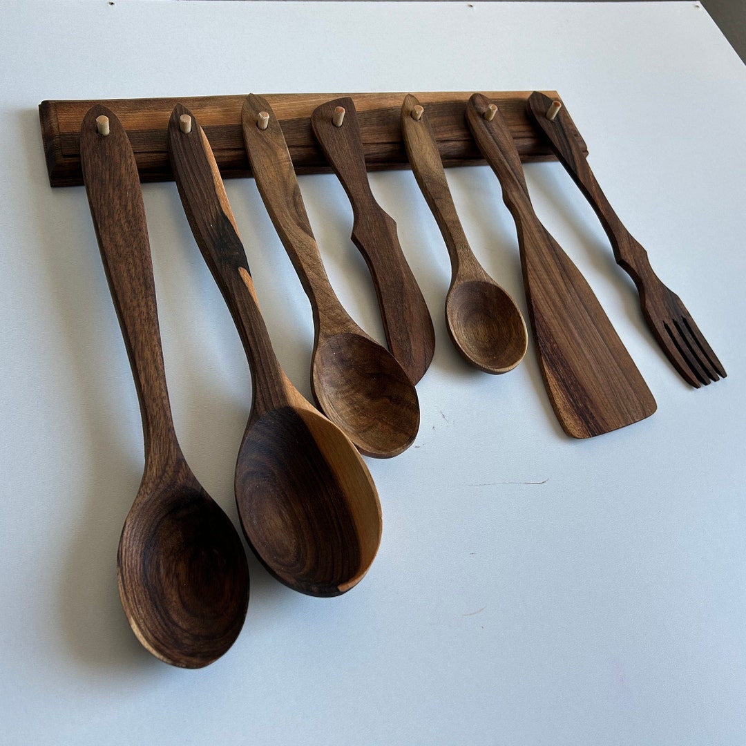 Wooden Cooking Utensils, Handmade Unique Cooking Utensils, Wooden ...